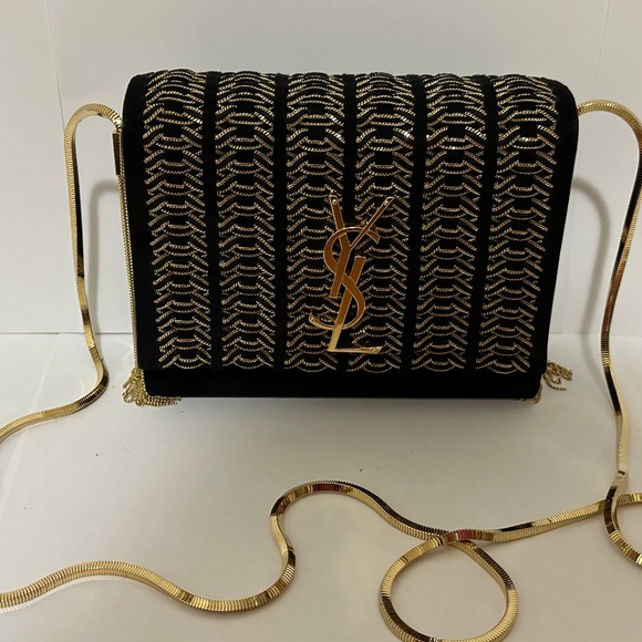 Yves Saint Laurent | Bags | Ysl Bag Boxy Kate Molly Cchain Tresse Nero ...
